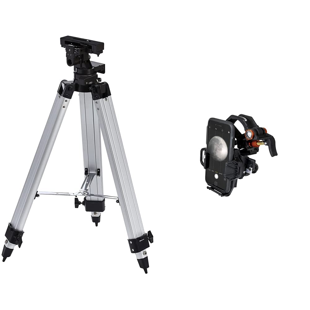 Celestron Heavy-Duty Altazimuth Tripod & NexYZ 3-Axis Smartphone Adapter