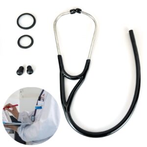 replacement tube fits littmann® cardiology iii® 3 stethoscope binaural stethoscopes tubing kit with stethoscopes parts and eartips-7mm