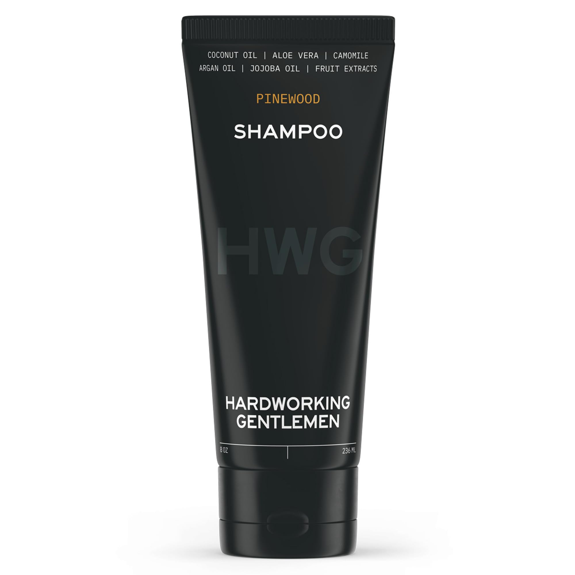 Hardworking Gentlemen Shampoo for Men, Packed with Coconut Oil, Aloe Vera, Chamomile and a Fresh Pinewood Scent