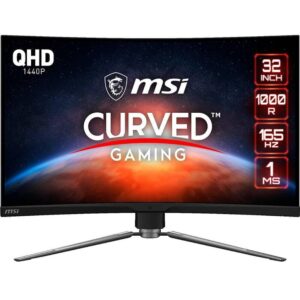 msi - mpg artymis 323cqr 32" led curved qhd freesync monitor (displayport, hdmi, dvi)