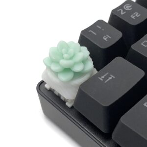 capsmiths succulent artisan keycap - echeveria - mx mechanical gaming keyboards (purple)