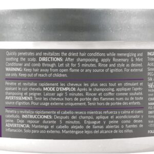 Design Essentials Rosemary & Mint Stimulating Super Moisturizing Conditioner for Dry, Thick, or Brittle Hair; Sulfate-Free, Stimulates Scalp, Moisturizes Hair, 11 Oz