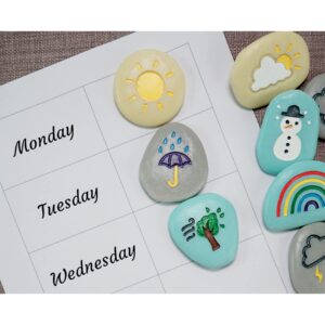 Yellow Door Weather Stones, Set of 10