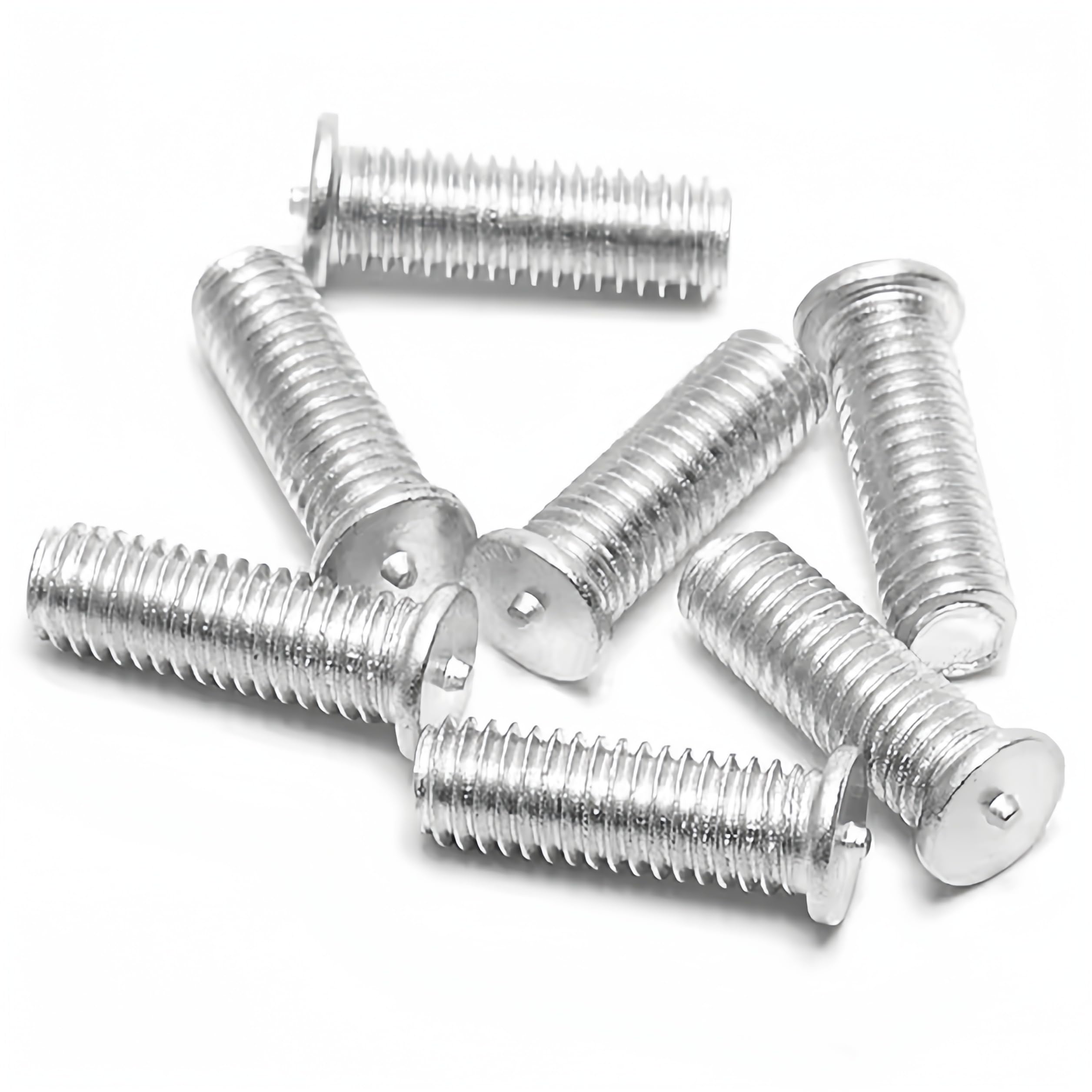 M4 x 10mm 304 Stainless Steel Welding Stud Machinery Screws, Spot Welding Screws Bolts Soldered Dot, 150Pcs