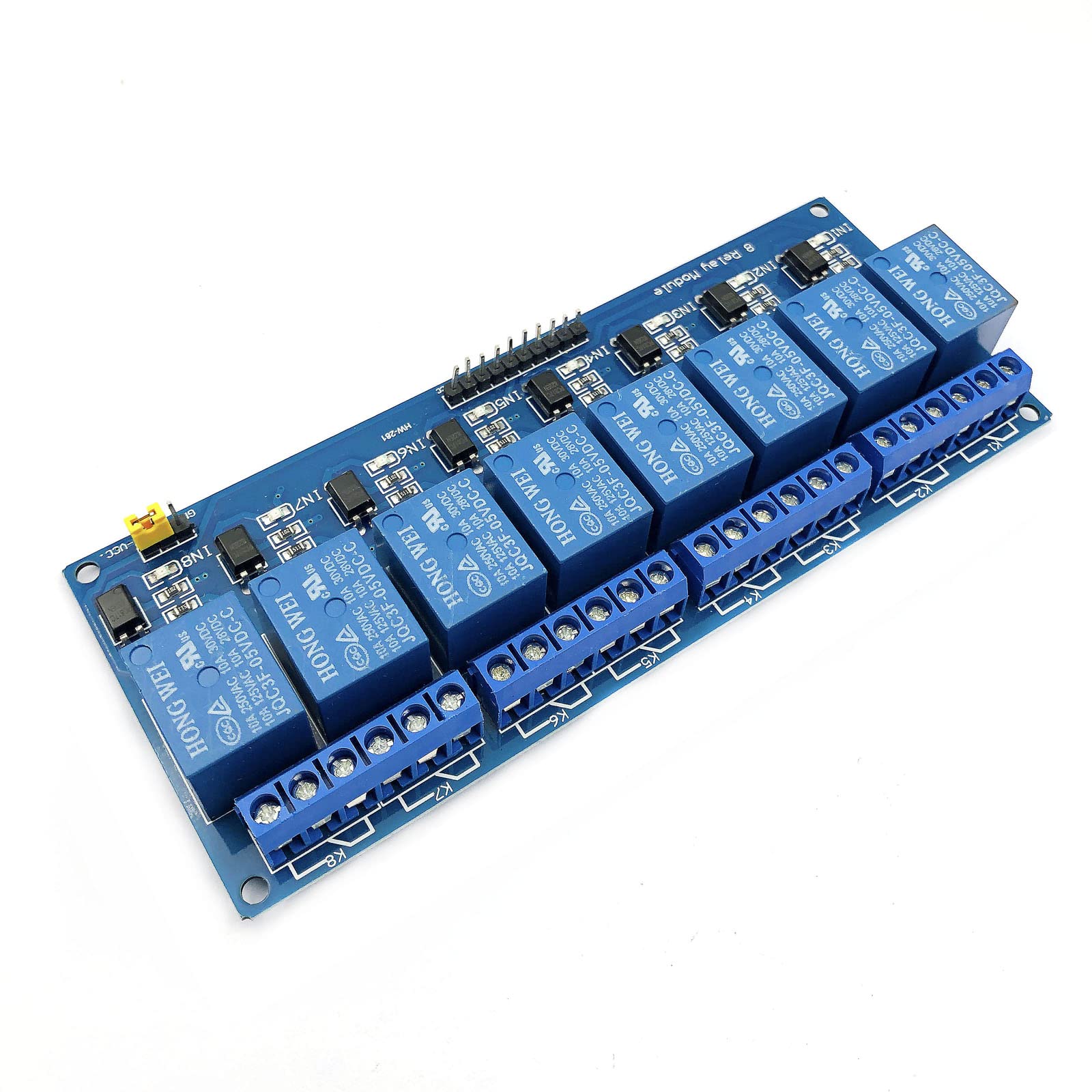 FainWan 2pcs 8 Channel DC 5V Relay Module with Optocoupler for UNO R3 MEGA 2560 1280 DSP ARM PIC AVR STM32 Rasp-Berry Pi