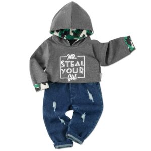 synpos baby boys clothes shirts jeans outfits suits for toddler infant boy 6 months to 4t kids boy clothing outfits set