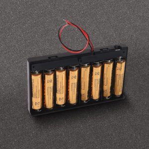 Aobao 3pcs 8 x AA 12V Battery Holder Case Box with ON/Off Switch and Leads Wire Cover