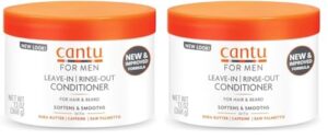 cantu shea butter men's collection leave in conditioner, 13 oz. (pack of 2)