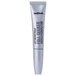 soap & glory smp fill seeker lip plumper gloss - plumping lip gloss for smooth & moisturized lips - rejuvenating lip serum with long-lasting hydration (0.5 fl oz)