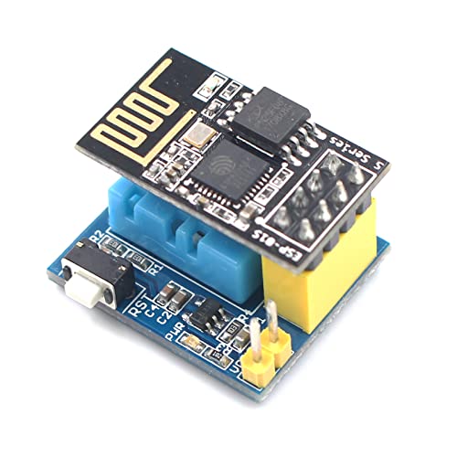 ESP8266 ESP-01S DHT11 Temperature and humidity WiFi node module, with ESP-01S wireless module, Pack of 2