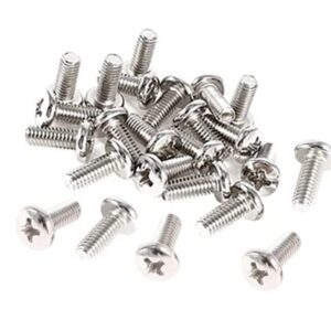 LuoQiuFa VESA Computer TV LCD MonitorBracket Mounting Phillips Head Screws M4 x 10mm (60 PCS)