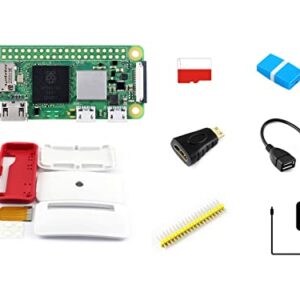 Waveshare Package B Compatible with Raspberry Pi Zero 2 W Bundle with Pi Zero Case Power Supply 5V/3A Micro Card 16GB Card Reader and So On (8 Items)