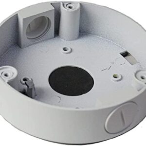 Kenuco Junction Box/Mounting Base hik-Compatible Turret Camera DS-2CD23x2 Size | 130MM X 32MM | BOX03 (White 10PK)