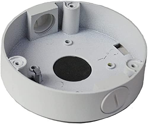 Kenuco Junction Box/Mounting Base hik-Compatible Turret Camera DS-2CD23x2 Size | 130MM X 32MM | BOX03 (White 10PK)