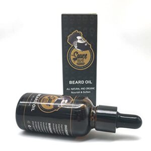 Sauce Authentic Product Beard Oil Conditioner (Original) Scented Soften and Condition Beards with Argan & Jojoba Oil