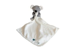 plush full bodied stuffed koala comforter blanket 12"x12" for babies, toddlers,boys and girls