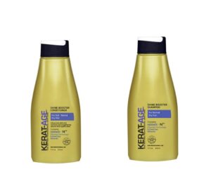 keratage shine booster , dull- normal-dry hair (shampoo/conditioner)