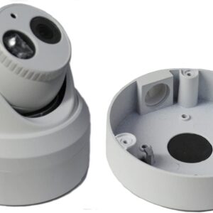 Kenuco Junction Box/Mounting Base hik-Compatible Turret Camera DS-2CD23x2 Size | 130MM X 32MM | BOX03 (White 10PK)