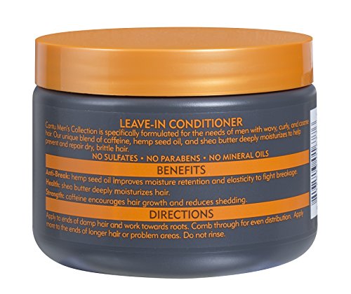 Cantu Shea Butter Men's Collection Leave in Conditioner, 13 oz. (Pack of 2)