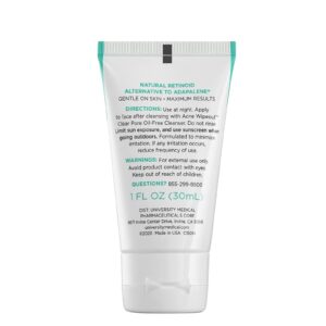 Acne Wipeout Time-Released Retinol Plus - Skin Smoothing Night Face Cream with Retinol. Natural Retinoid. Unclogs Pores and Smooths Skin All Night and Minimizes Dryness and Irritation, 1 fl oz