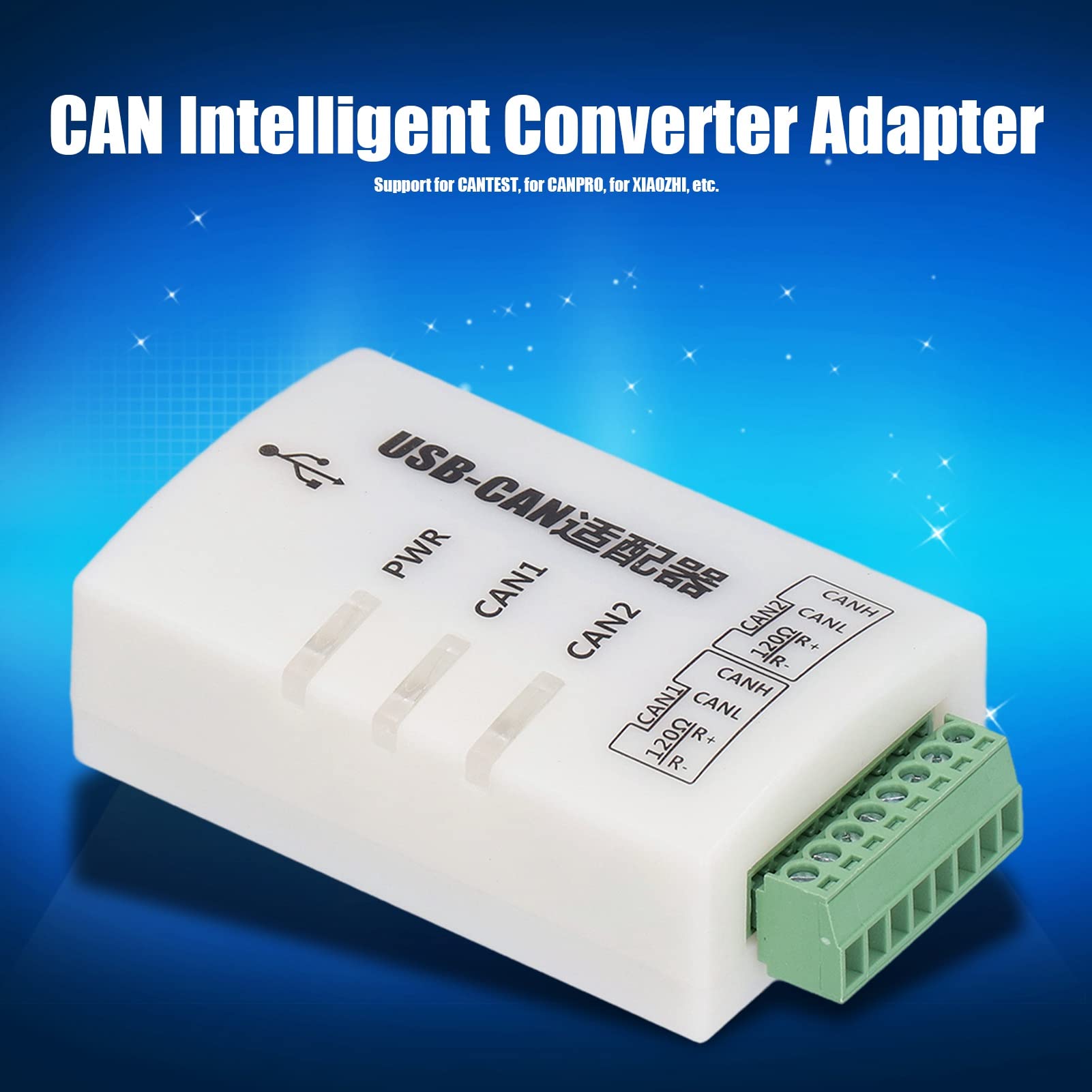 Adapter Analyzer Channel Automatic Bus Analyzer J1939 Intelligent Converter Debugger 5K 1M