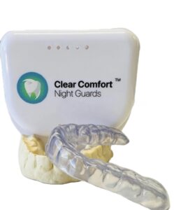 dentists approved custom night guards for teeth grinding, clenching, bruxism; tmj relief, sleep mouth guard, protects veneers, crowns and dental works - 1.5mm- made in usa