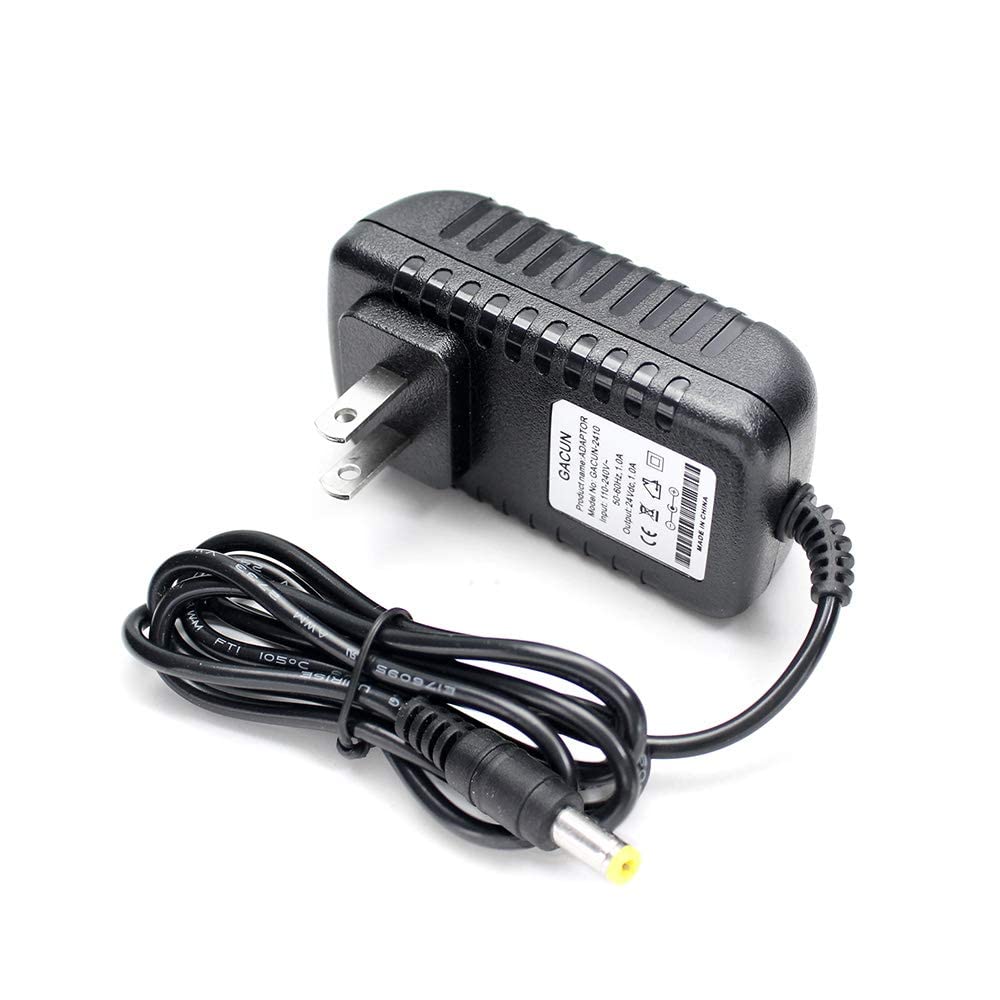 24V 1A Power Supply Adapter, Durable and Compatible with 100-240V AC to DC 24 Volt Power Cord and Plug, 5.5x2.5mm/2.1mm Switching Charger 24vdc 1amp 50/60hz, 1000ma 800ma 600ma 500ma 400ma Available