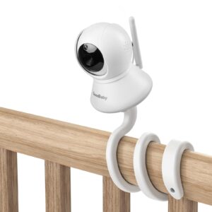 koroao flexible twist mount for goodbaby sm35ptz baby monitor camera no tools or wall damage required