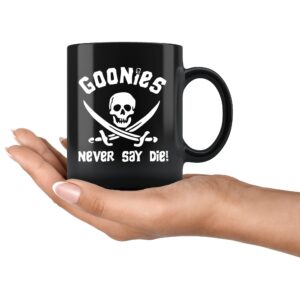 Absurd Ink Goonies Never Say Die Mug (Black)