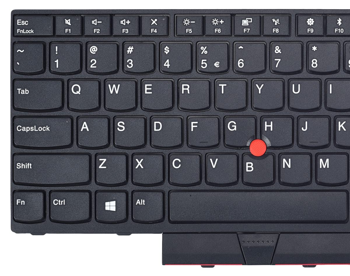 Replacement Keyboard for Lenovo Thinkpad T580 T570 P51S P52S Laptop Without Backlit US Layout P/N: 01HX259 01HX219 SN20P41521