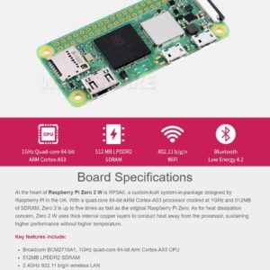 Waveshare Package H Compatible with Raspberry Pi Zero 2 W Bundle with 2.13inch Touch e-Paper HAT(with case) Power Supply 5V/3A Micro Card 16GB Card Reader and So On (8 Items)