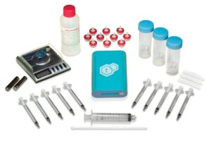 tcheck portable potency tester kit | new uv spectrometer technology gives faster & accurate results for oils, infusions, concentrates & flowers | app controlled home potency testing kit