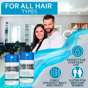 BELLISSO Biotin Shampoo and Conditioner Set and Biotin Conditioner