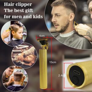 Professional Hair Trimmer For Men Rechargeable Cordless Barbers Clippers Set Zero Beard With Guide Combs Perfect Thanksgiving Christmas Gifts For Men