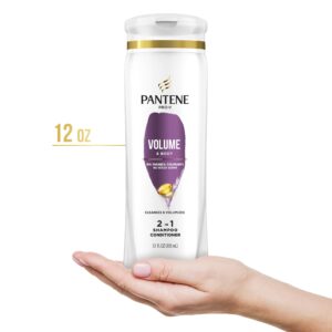 Pantene PRO-V Volume & Body 2in1 Shampoo + Conditioner, 12.0oz