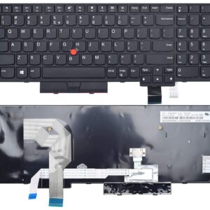 Replacement Keyboard for Lenovo Thinkpad T580 T570 P51S P52S Laptop Without Backlit US Layout P/N: 01HX259 01HX219 SN20P41521