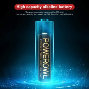 POWEROWL CR2032 Battery 20 PCS & Alkaline AA AAA Batteries Combo (Non-Rechargeable)