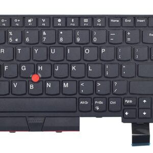 Replacement Keyboard for Lenovo Thinkpad T580 T570 P51S P52S Laptop Without Backlit US Layout P/N: 01HX259 01HX219 SN20P41521