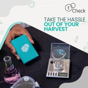 tCheck Portable Potency Tester Kit | New UV Spectrometer Technology Gives Faster & Accurate Results For Oils, Infusions, Concentrates & Flowers | App Controlled Home Potency Testing Kit