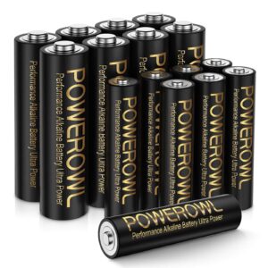 POWEROWL CR2032 Battery 20 PCS & Alkaline AA AAA Batteries Combo (Non-Rechargeable)