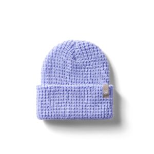 hemlock hat co. baby ranger beanie (lavender waffle)