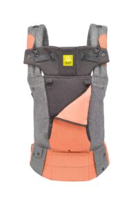 lÍllÉbaby complete all seasons six-position 360° ergonomic baby and child carrier (cool coral)