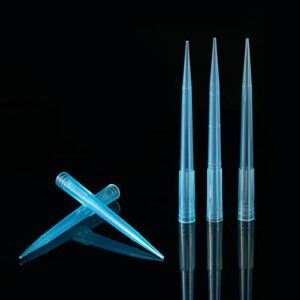 Eowpower 500Pcs/bag Blue Long 1ml Universal Pipette Tips 1000ul Laboratory Lab Polypropylene Pipettor Tube Tip