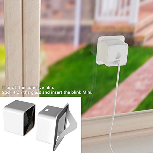 ACBEE Window Mount for Blink Mini,from Indoor Monitor Outdoor,Clearly Monitor The Aquarium, Keep Wide Angle, Clear and no Reflection (Pack of 2)