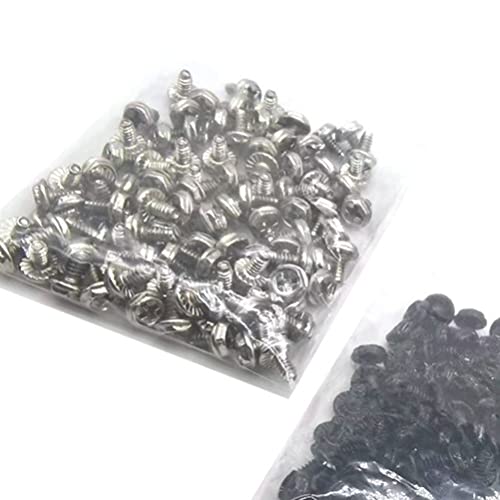 OSALADI Computer Supply 100 PCS Computer Power Supply Screw Computer Accessory Accessories Computer Part Screw for PCI Slot Chassis hot dip Galvanized Various Screw Computer Case Fastener