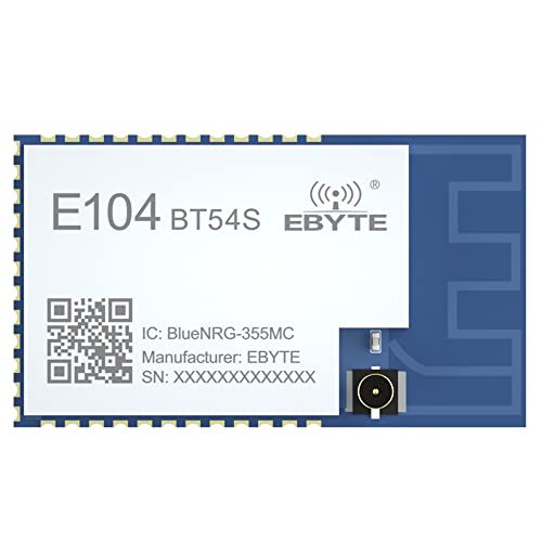 EBYTE BLUENRG355MC Blue-Tooth 5.1 SOC Module 8dBm Low Power Wireless Module Power E104-BT54S IPEX Stamp Hole Antenna Interface for Smart Home/Farm, Hotel Management, Industrial Manufaturing