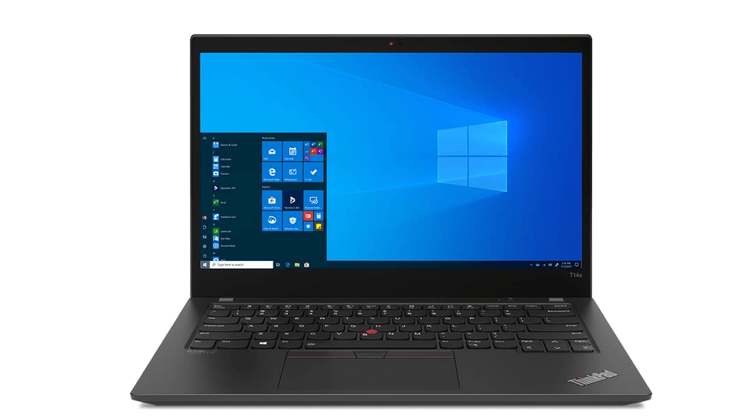 Lenovo T14S Gen 2 Business Laptop: Ryzen 5 Pro 5650U, 256GB SSD, 8GB RAM, 14 Full HD IPS Display, Backlit Keyboard, Windows Black 14-14.99 inches