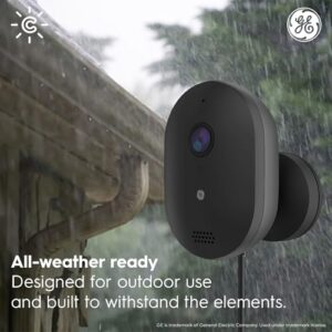 GE CYNC Smart Outdoor Security Camera, 2K HD Camera, Weather-Resistant, Night Vision