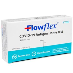 Flowflex COVID-19 Antigen Home Test kit, 1 Pack, 1 Tests Total. FDA EUA Authorized OTC at-Home Self-Test, Non-invasive Nasal Swab, Easy to Use and No Discomfort, Results in 15 Minutes