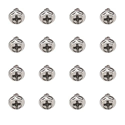 OSALADI Computer Supply 100 PCS Computer Power Supply Screw Computer Accessory Accessories Computer Part Screw for PCI Slot Chassis hot dip Galvanized Various Screw Computer Case Fastener